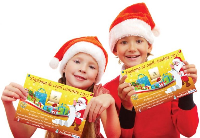 Diploma de copil cuminte. Află cum o poate obţine şi copilul tău ...