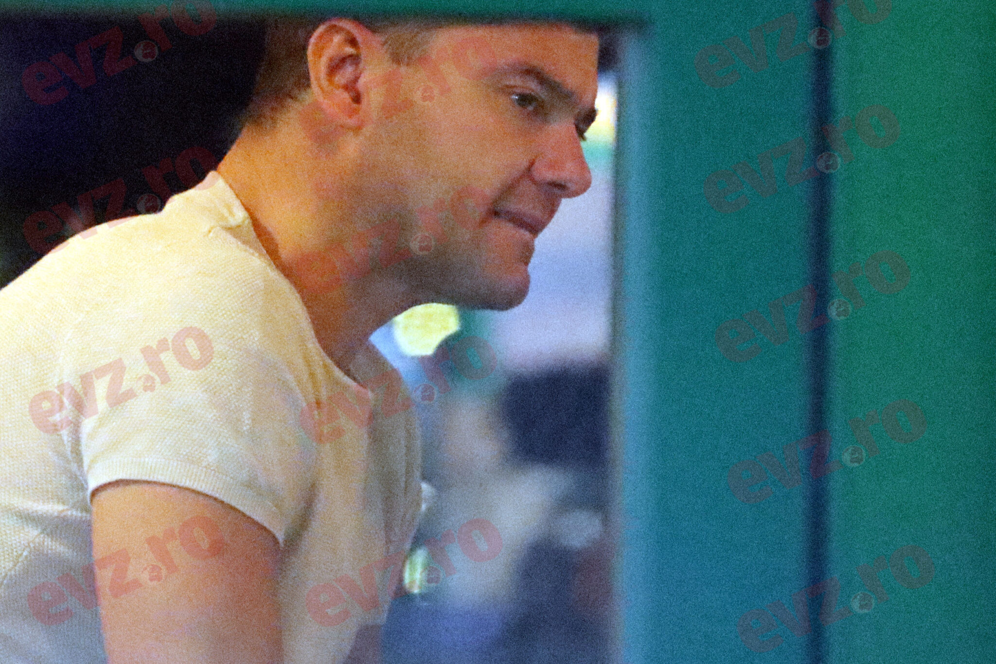 Cristian Boureanu, în boxeri, în zăpadă