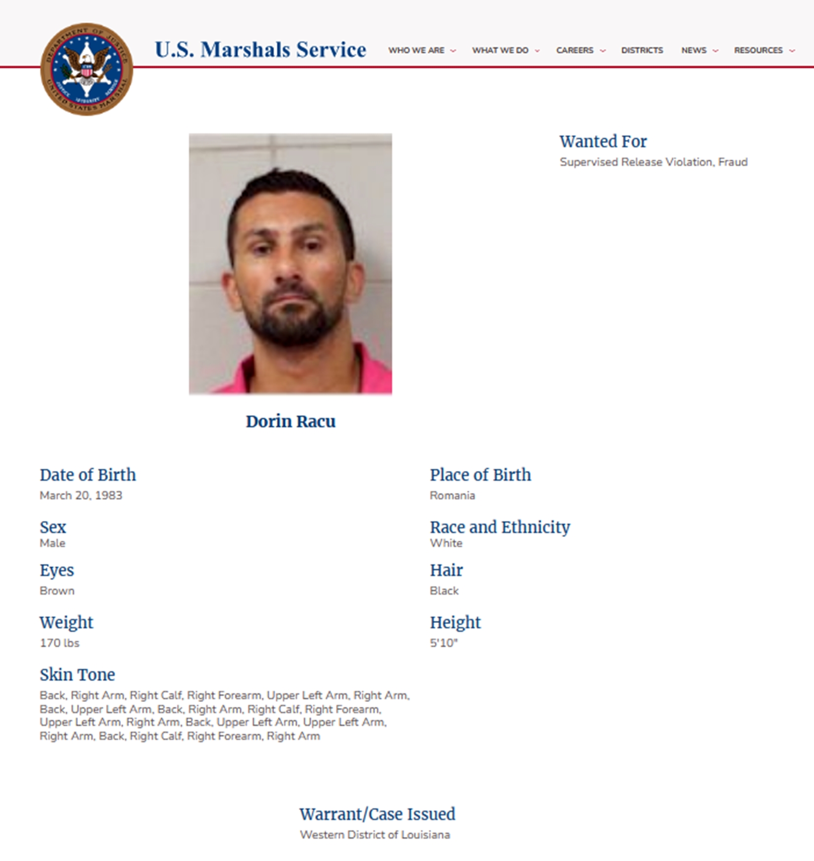 Viceprimar din România, reținut de Interpol, la cererea Statelor Unite ...