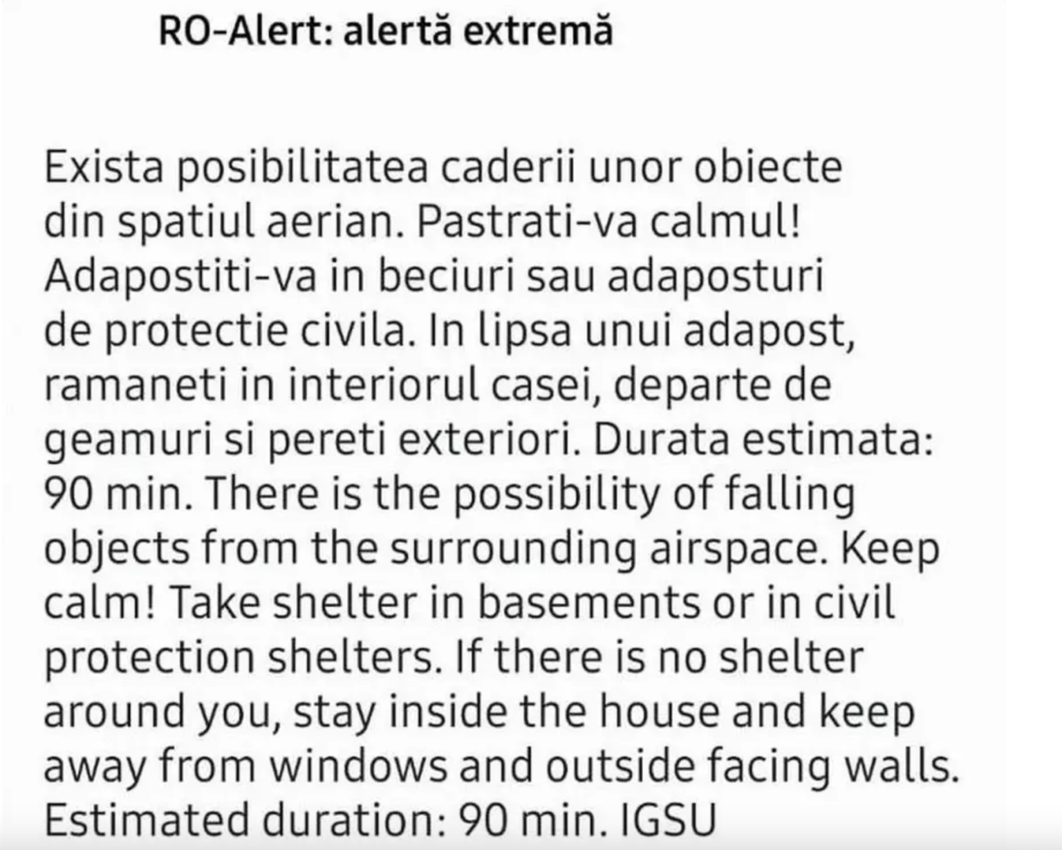 Alertă cu drone rusești la Tulcea și Galați. Autoritățile caută urme ...