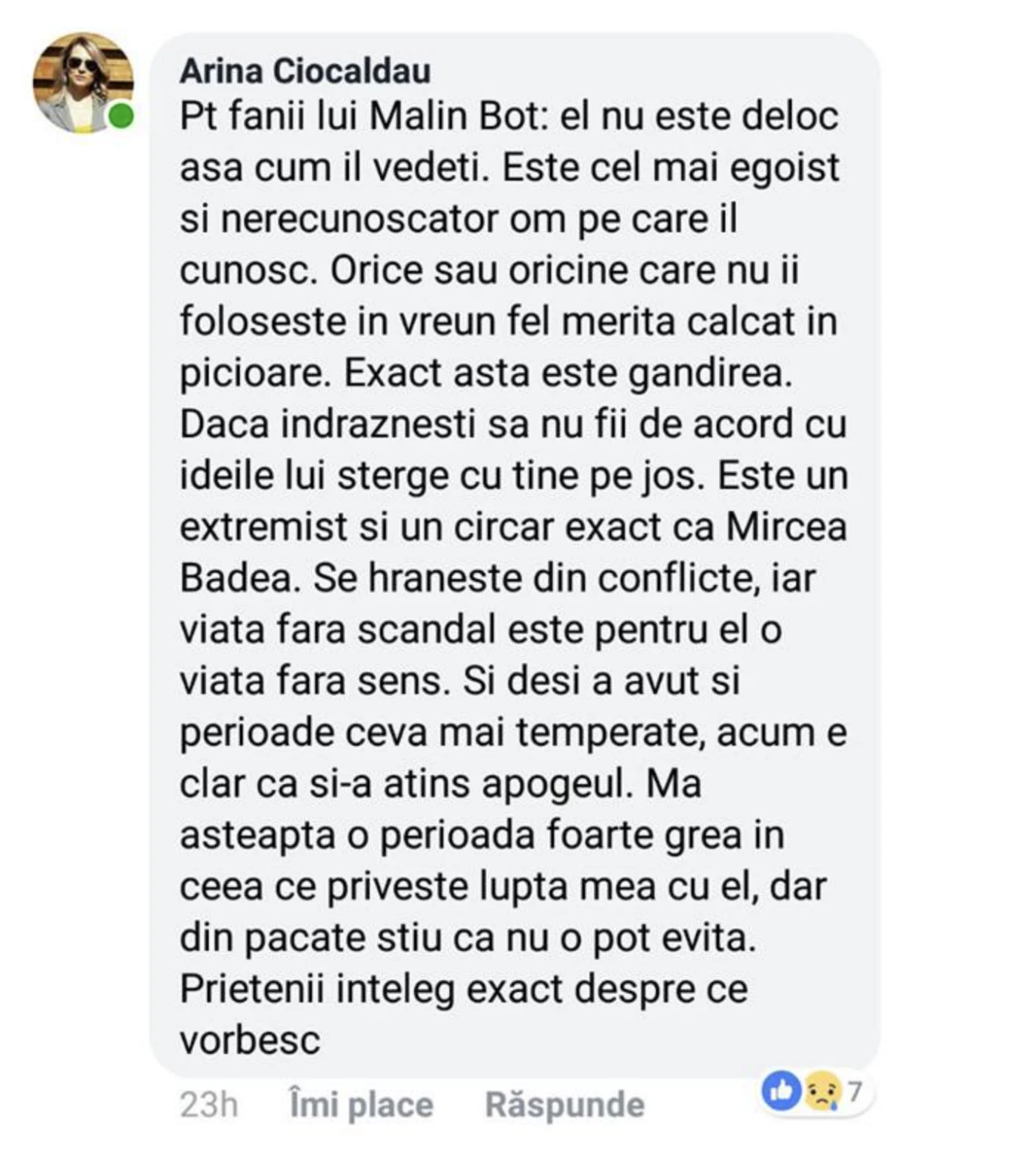 Exclusiv. S-a cam rupt lanțul de iubire. Mălin Bot și-a scos nevestica ...
