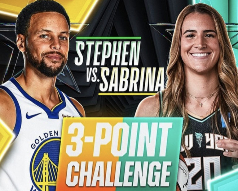 NBA vs. WNBA. Sabrina Ionescu, înfrântă de Stephen Curry