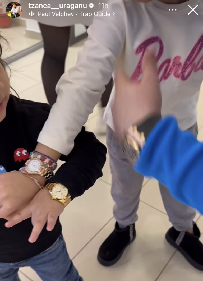 Tzanca Uraganu cumpără ceasuri de fițe pentru copiii lui