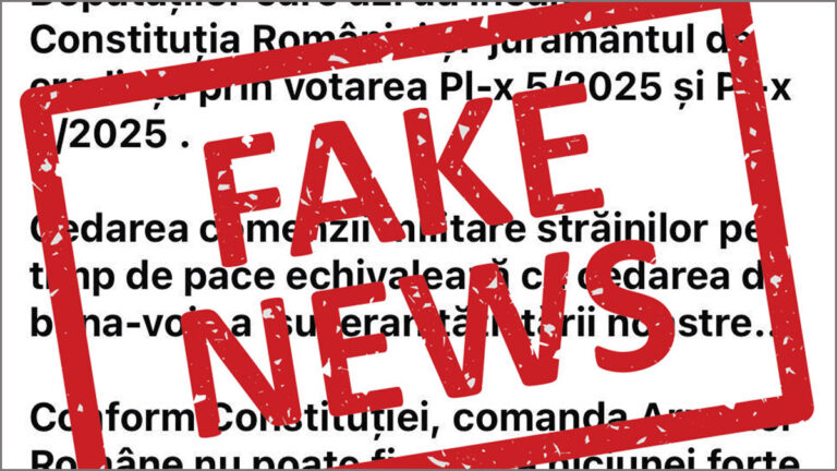 MApN: Actori statali încearcă să inducă un climat de panică