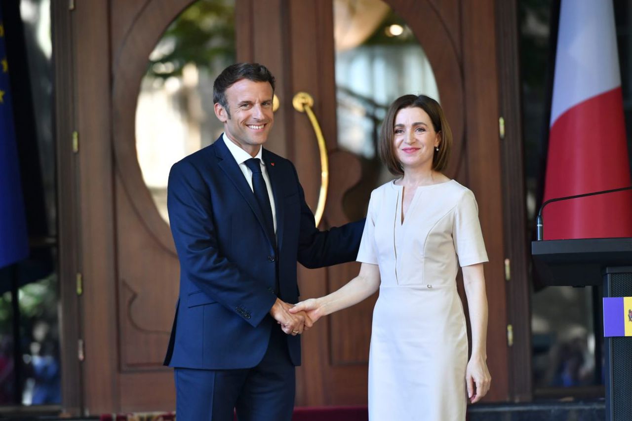 Maia Sandu, vizită de lucru în Franța și întrevedere cu Emmanuel Macron
