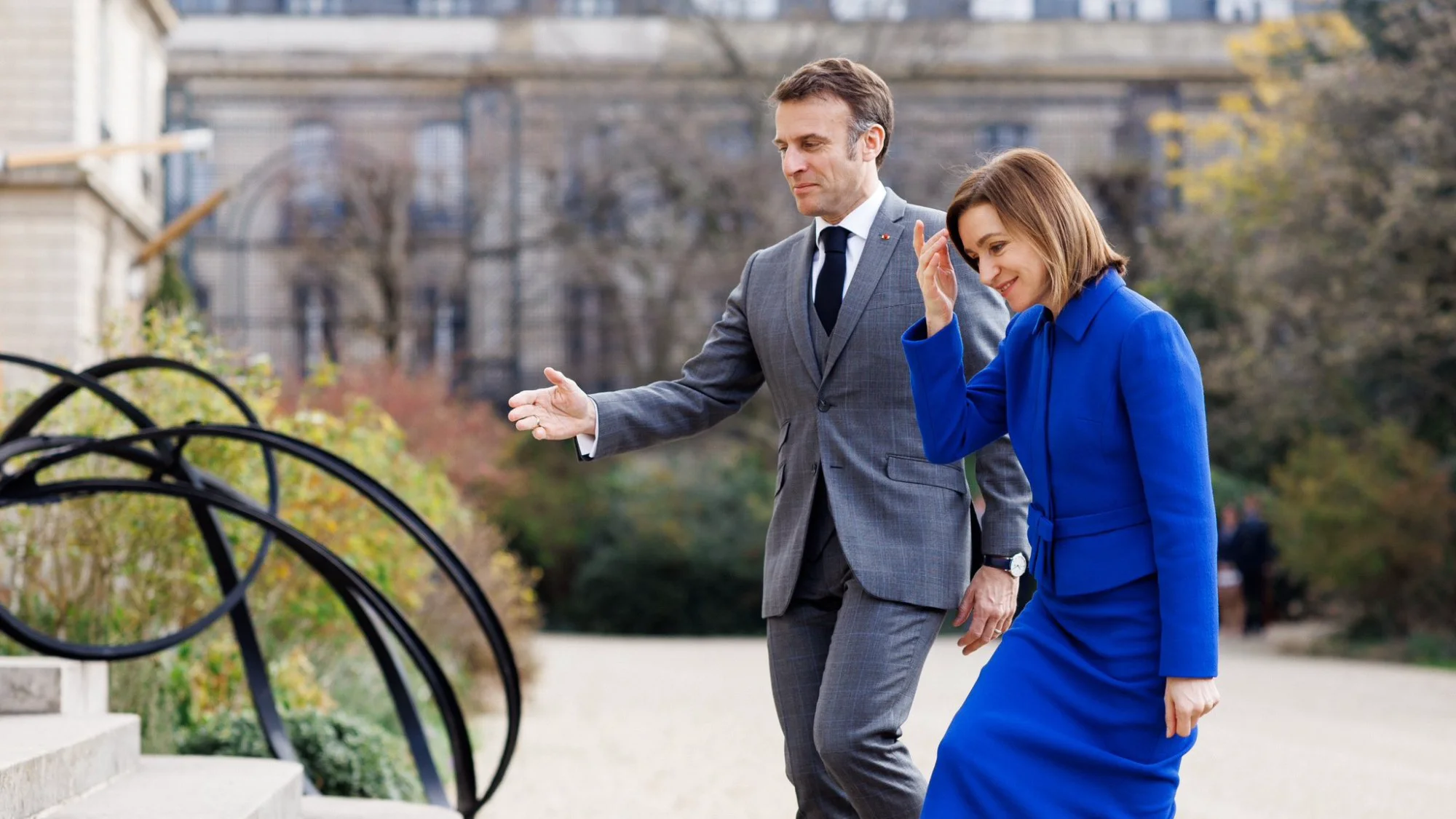 Maia Sandu, vizită de lucru în Franța și întrevedere cu Emmanuel Macron