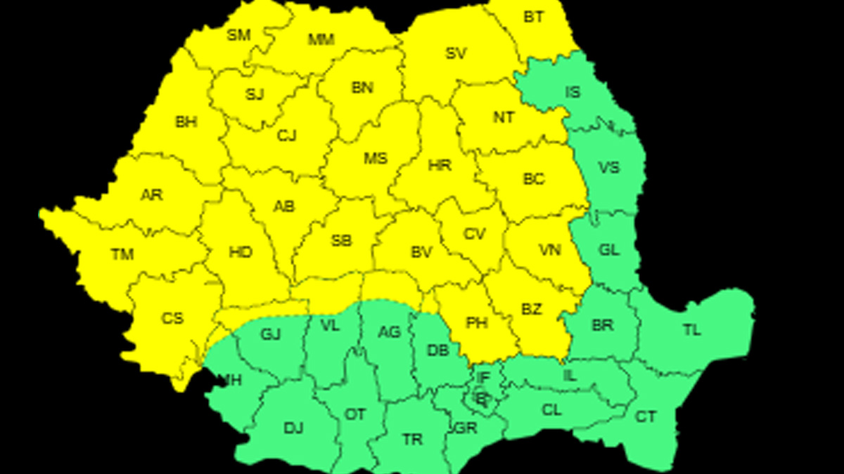 O luăm de la capăt cu ploile. Ciclonul iese din țară, dar vine alt front