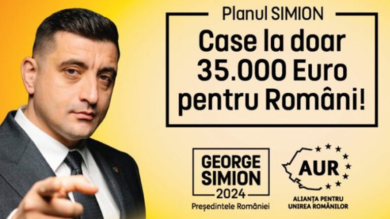 Casele la 35.000 de euro sunt istorie. Ce promite, mai nou, Simion