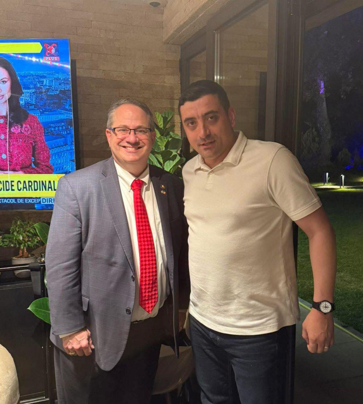 James E. Trainor s-a întâlnit, în cele din urmă, și cu George Simion