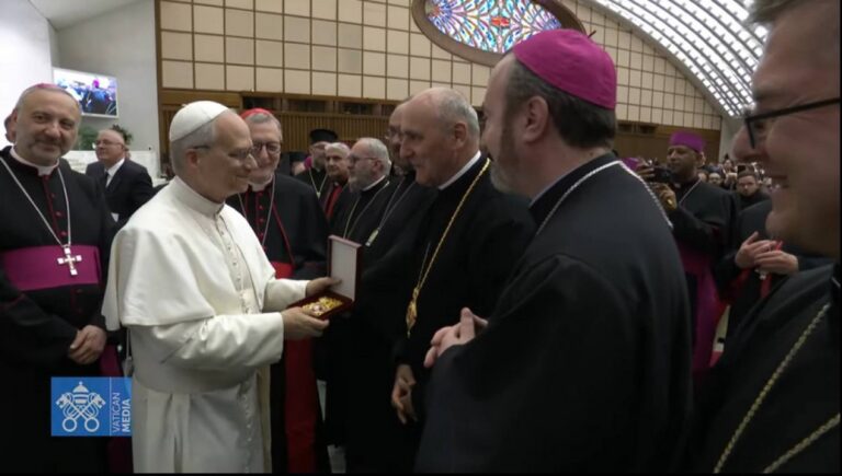 Ce cadou i-a făcut episcopul Bercea, Papei Leon al XIV-lea