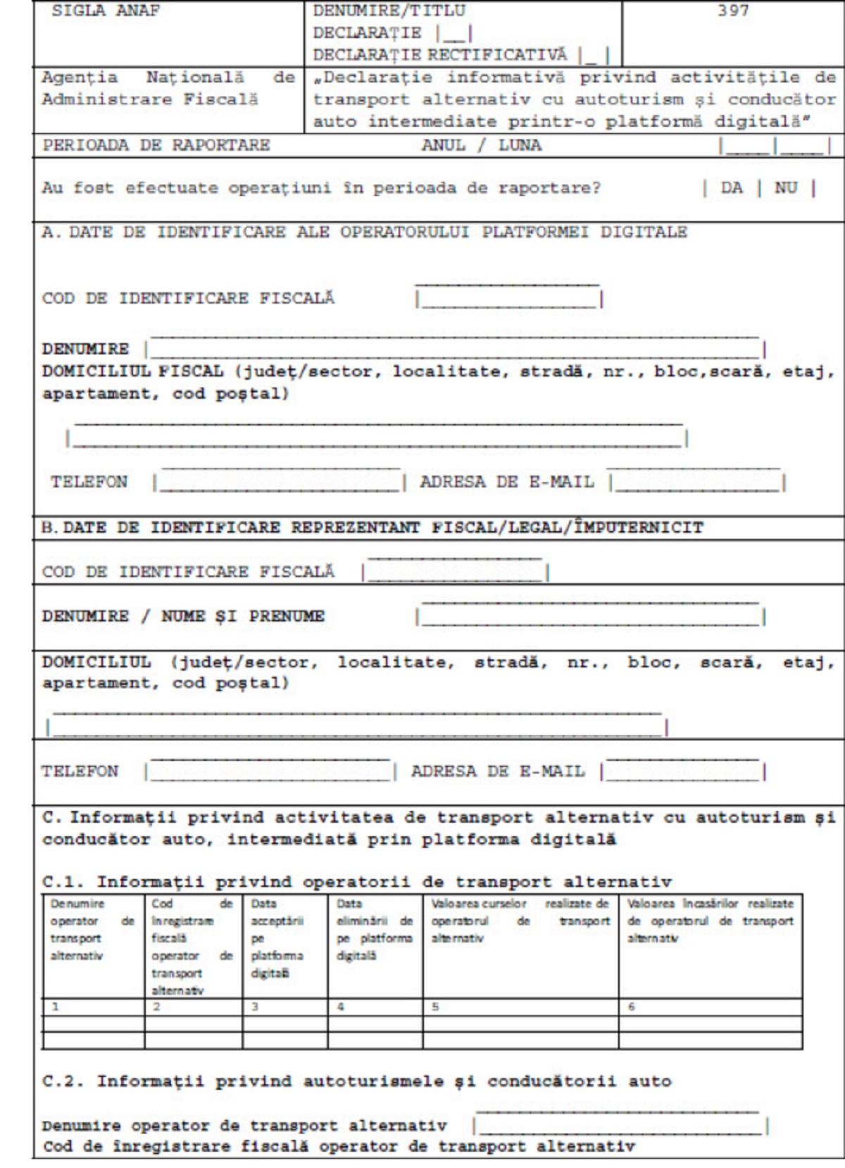 ANAF mărește birocrația. Apare un nou formular de depus