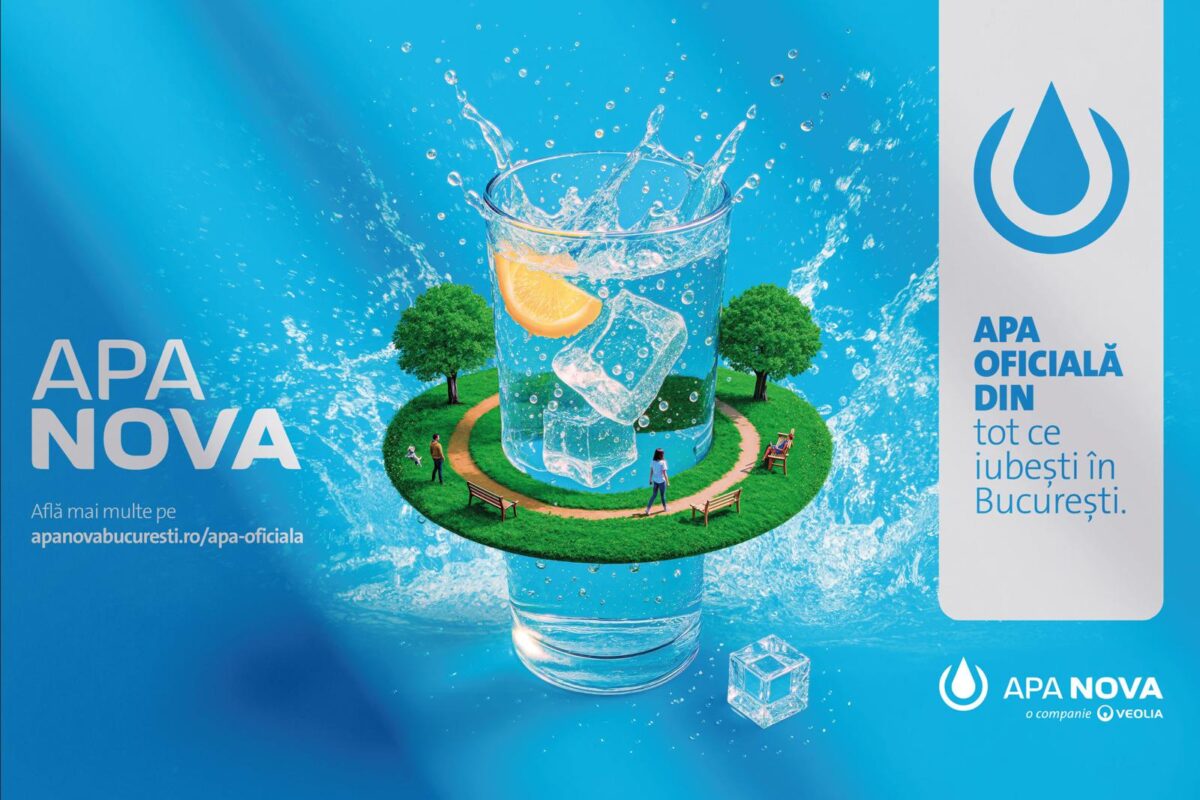 Apa Nova lansează campania „Apa oficială din tot ce iubești în București”