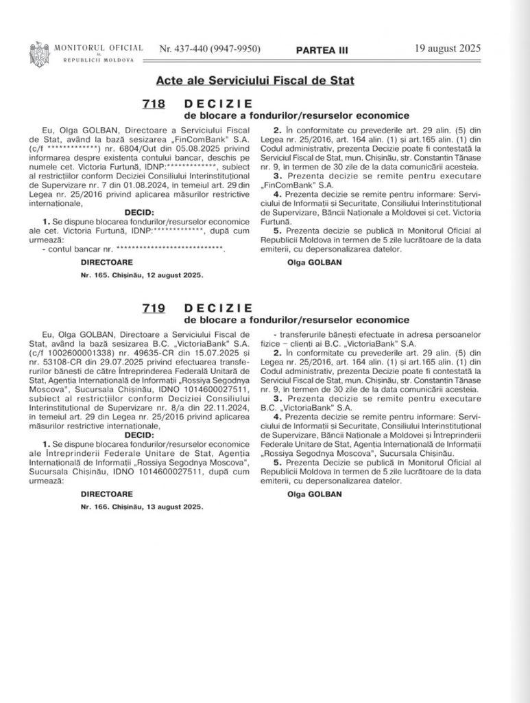 Autoritățile lovesc în candidata lui Ilan Șor. Victoria Furtună ...