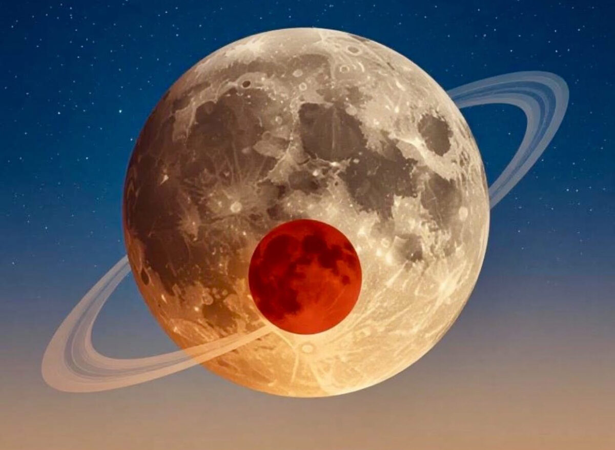 „Luna Sângerie” apare duminică noaptea. Spectacolul cosmic va putea fi ...