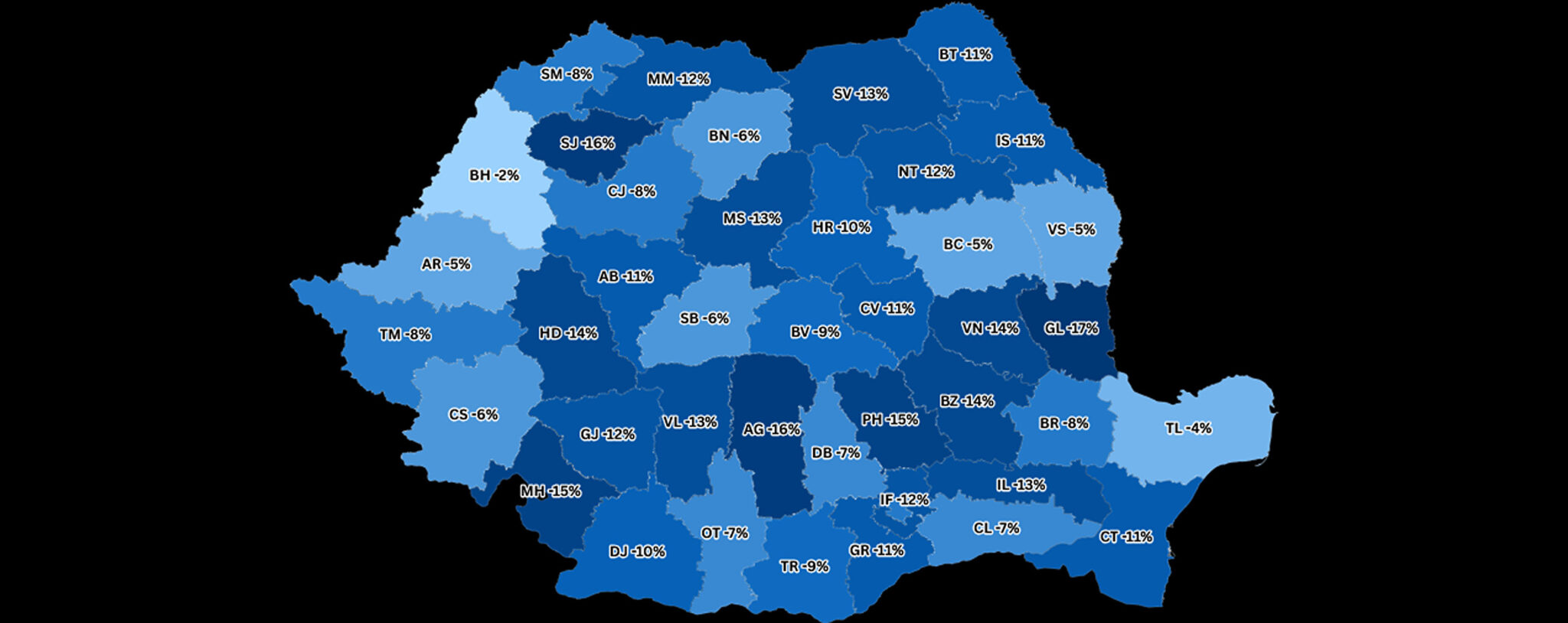 Lista roșie a Guvernului. Harta disponibilizărilor