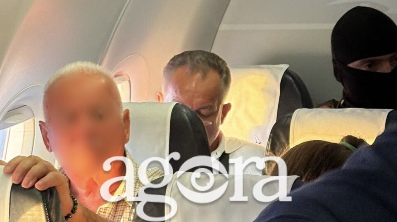 Plahotniuc, adus la Chișinău cu o cursă de linie. Imagini din avion cu ...