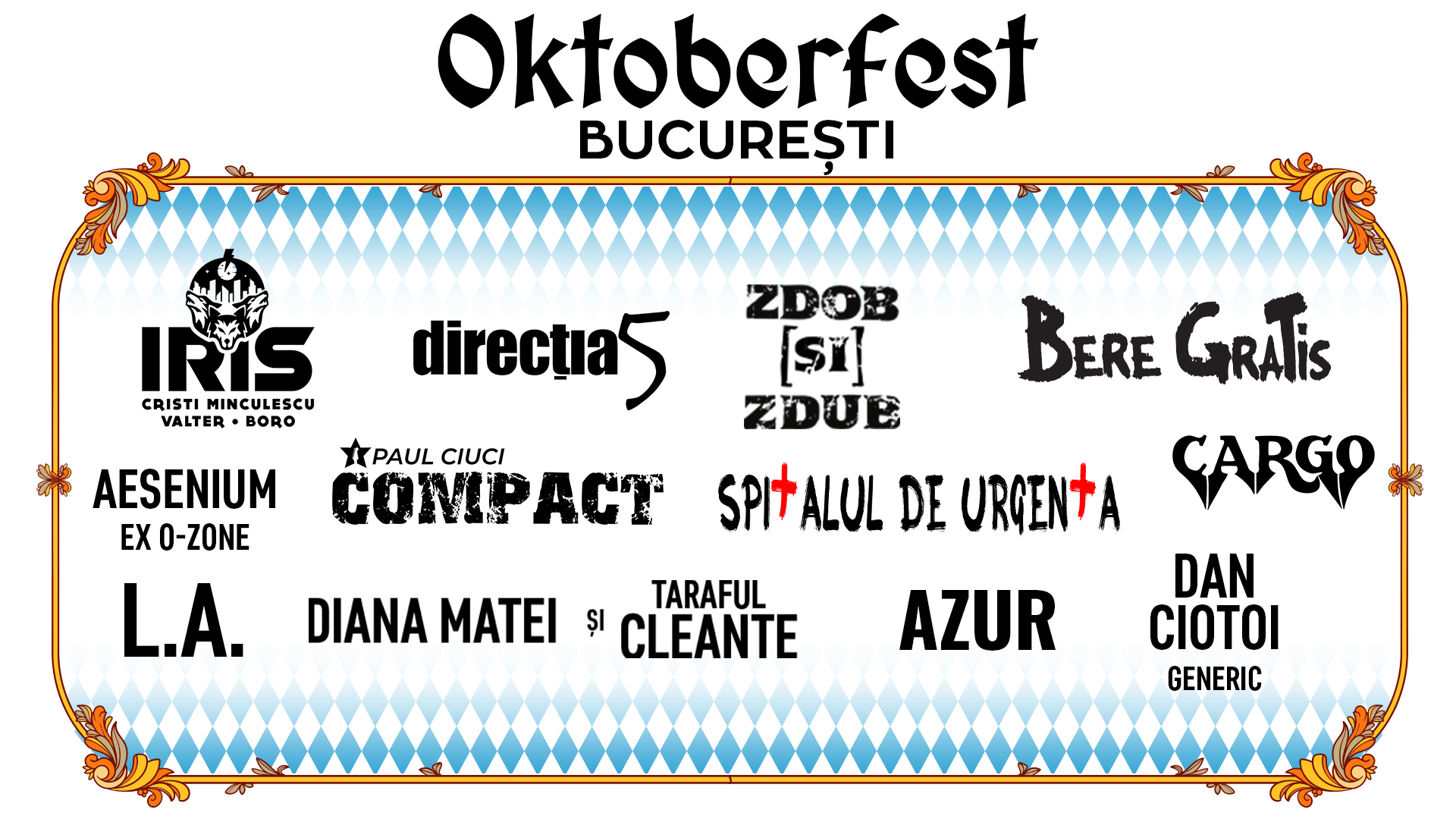 A început Oktoberfest București! Primarul dă cep la primul mare butoi ...