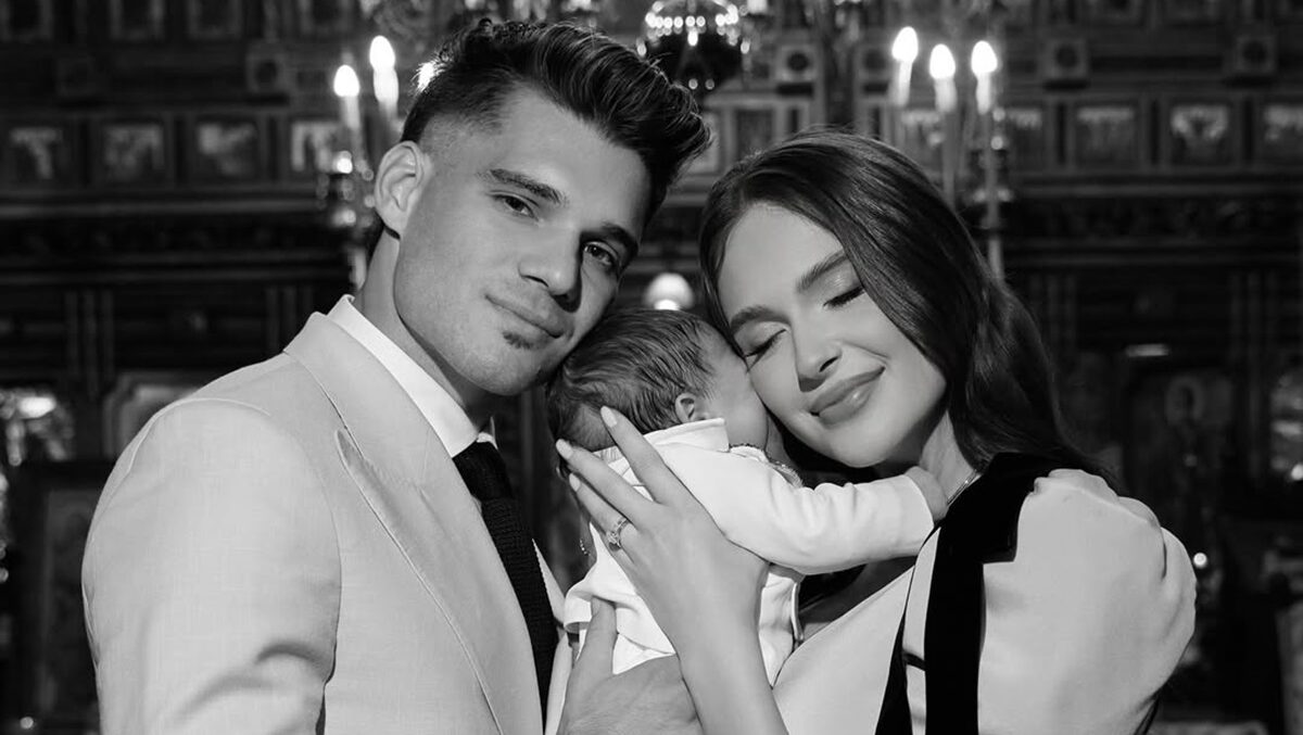 Ianis și Elena Hagi și-au botezat copilul. Ce nume au ales