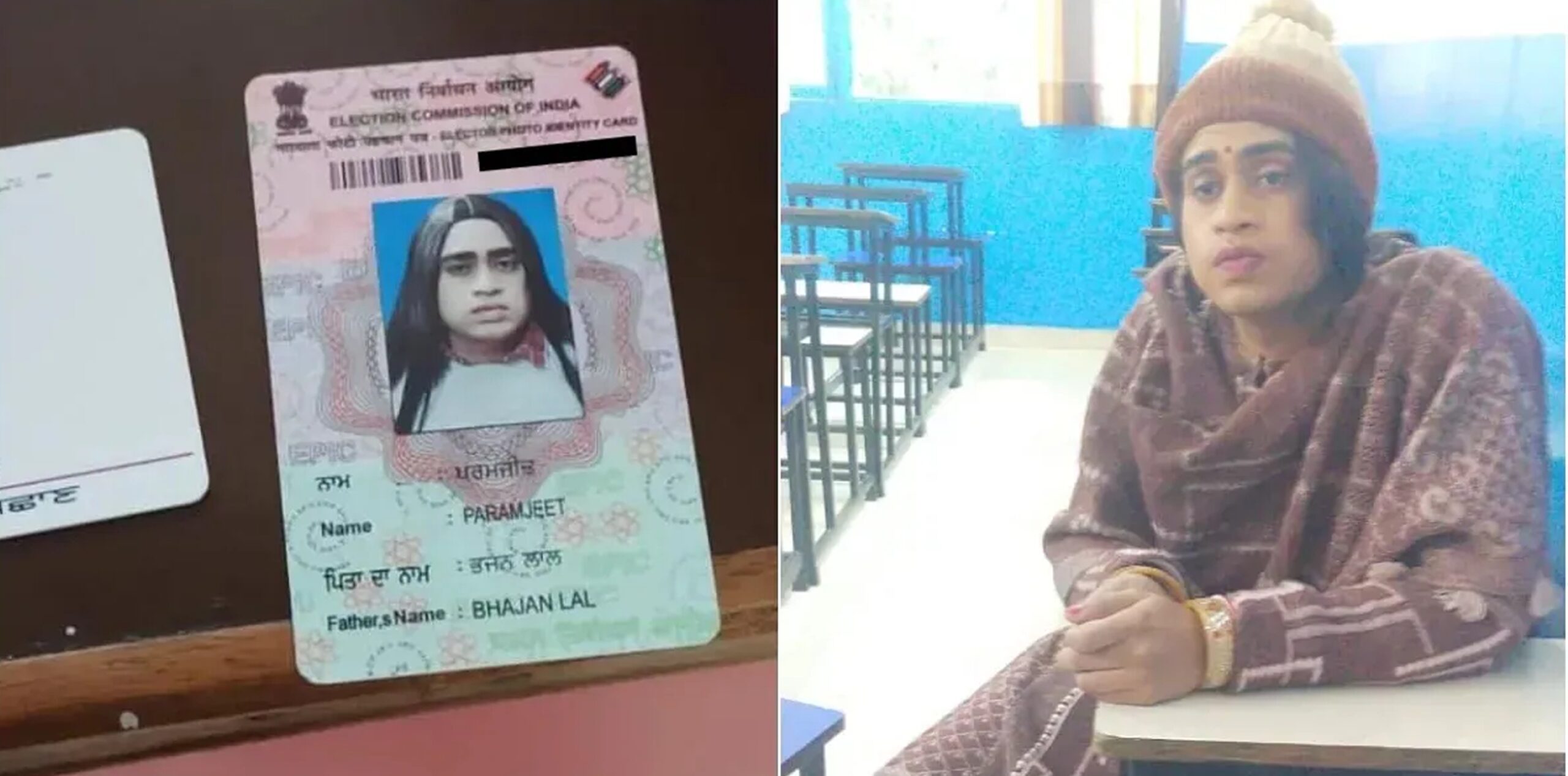 Tentativă comică de fraudă: Bărbat prins deghizat în iubita sa la examen