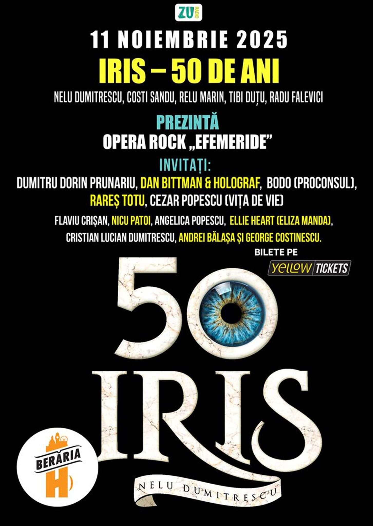 50 de ani de rock românesc: IRIS pregătește un concert aniversar de ...
