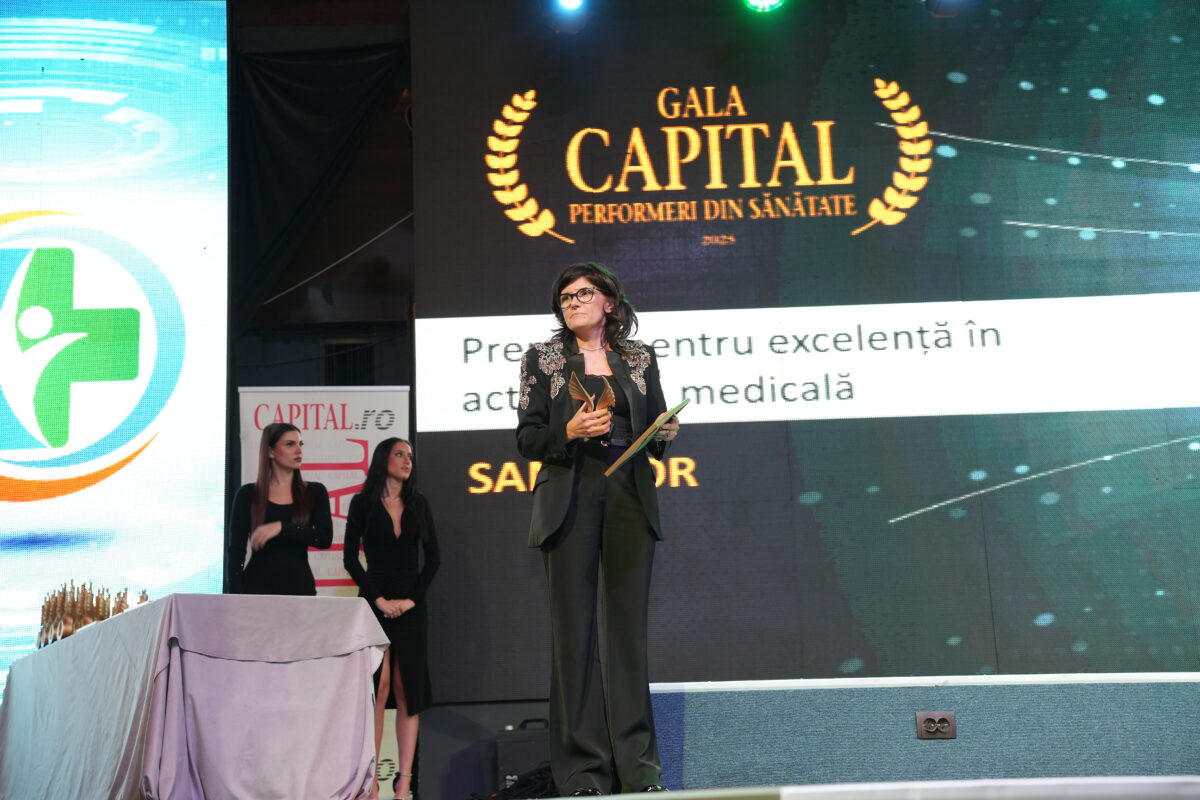 Spitalul SANADOR a primit premiul pentru excelență în activitatea medicală la Gala Capital ...